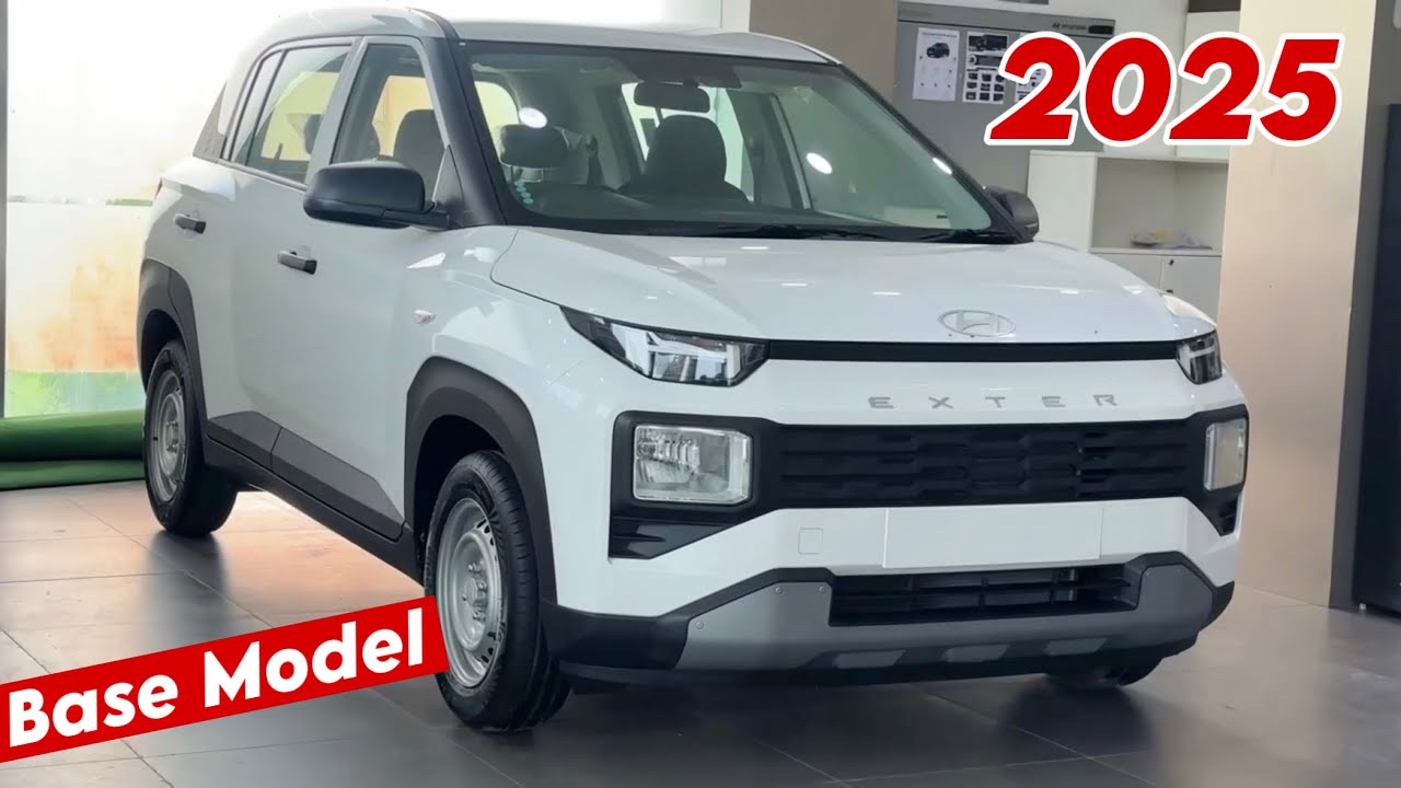 2025 HYUNDAI EXTER Ex Base Model White Colour || Exter 2025 Updated New ...