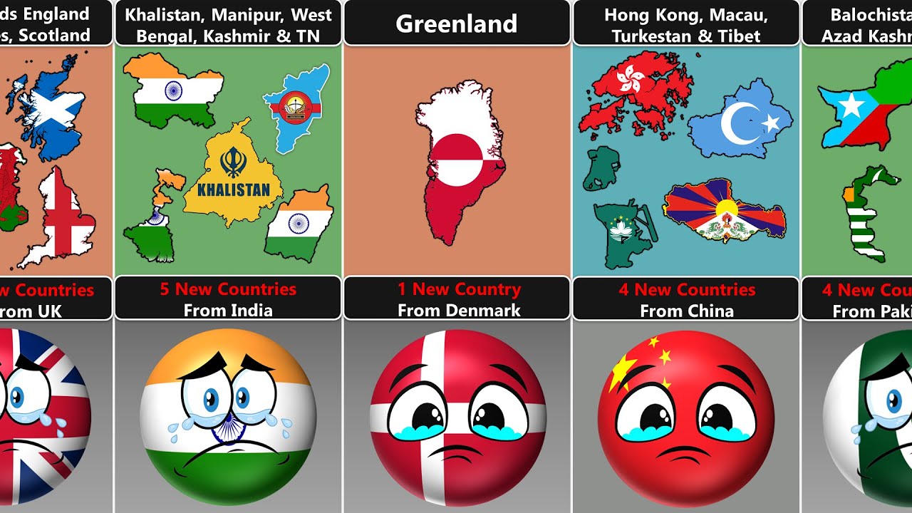 How Many New Countries Coming From This Country [Countryballs] - YouTube