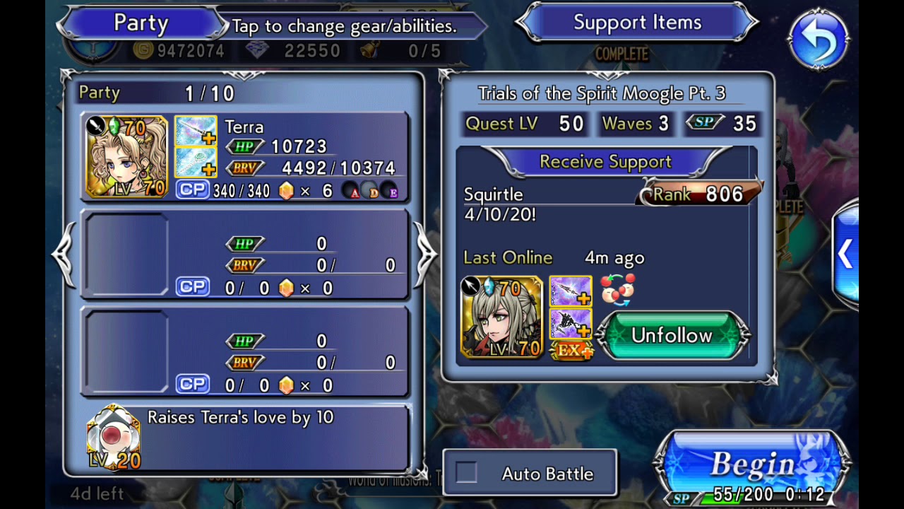 DFFOO: mog summon debut, the hardest content - YouTube