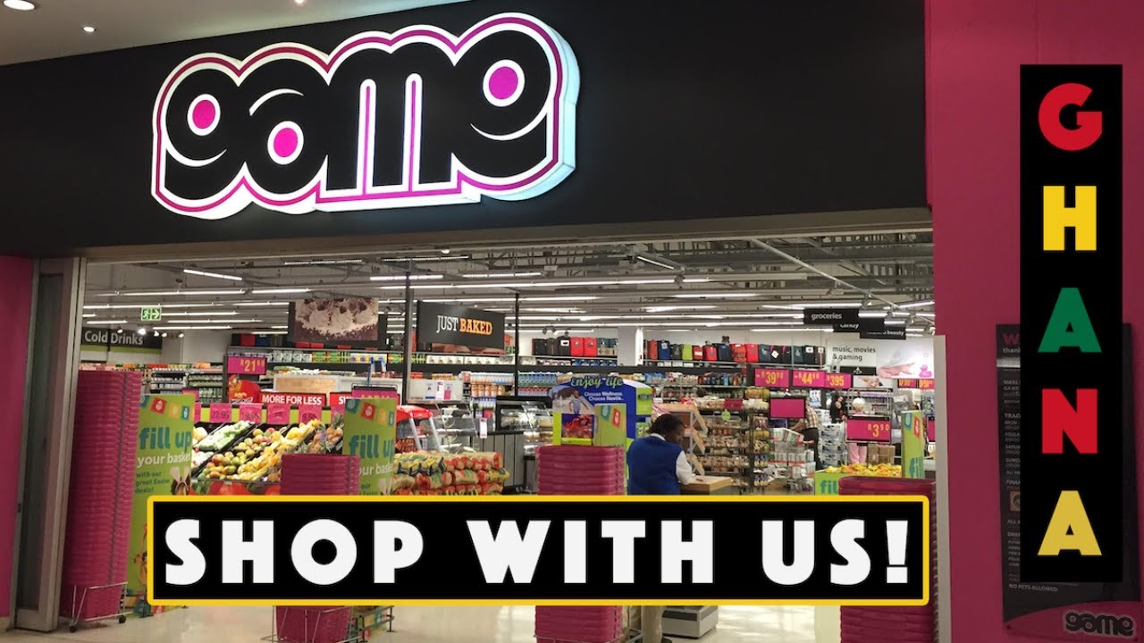 WHAT CAN YOU BUY IN GHANA?! | Shop at GAME with Us - YouTube
