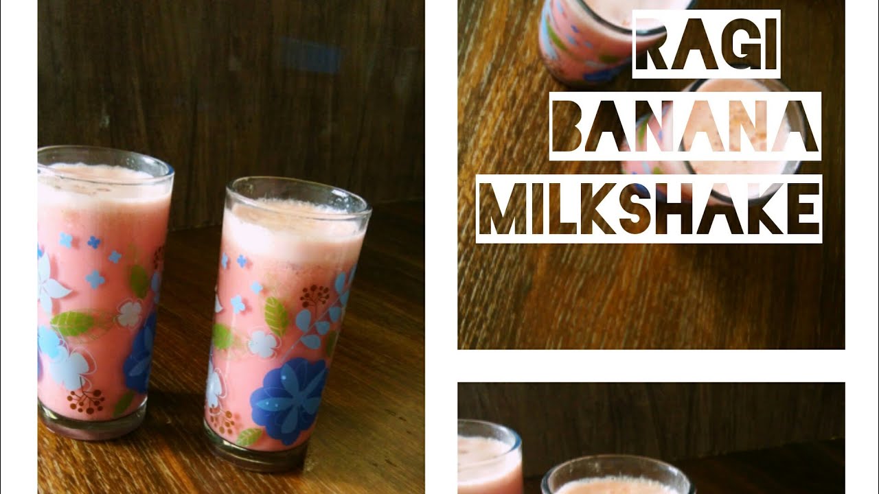 Ragi milk shake|healthy ragi milk |ragi juice recipe - YouTube