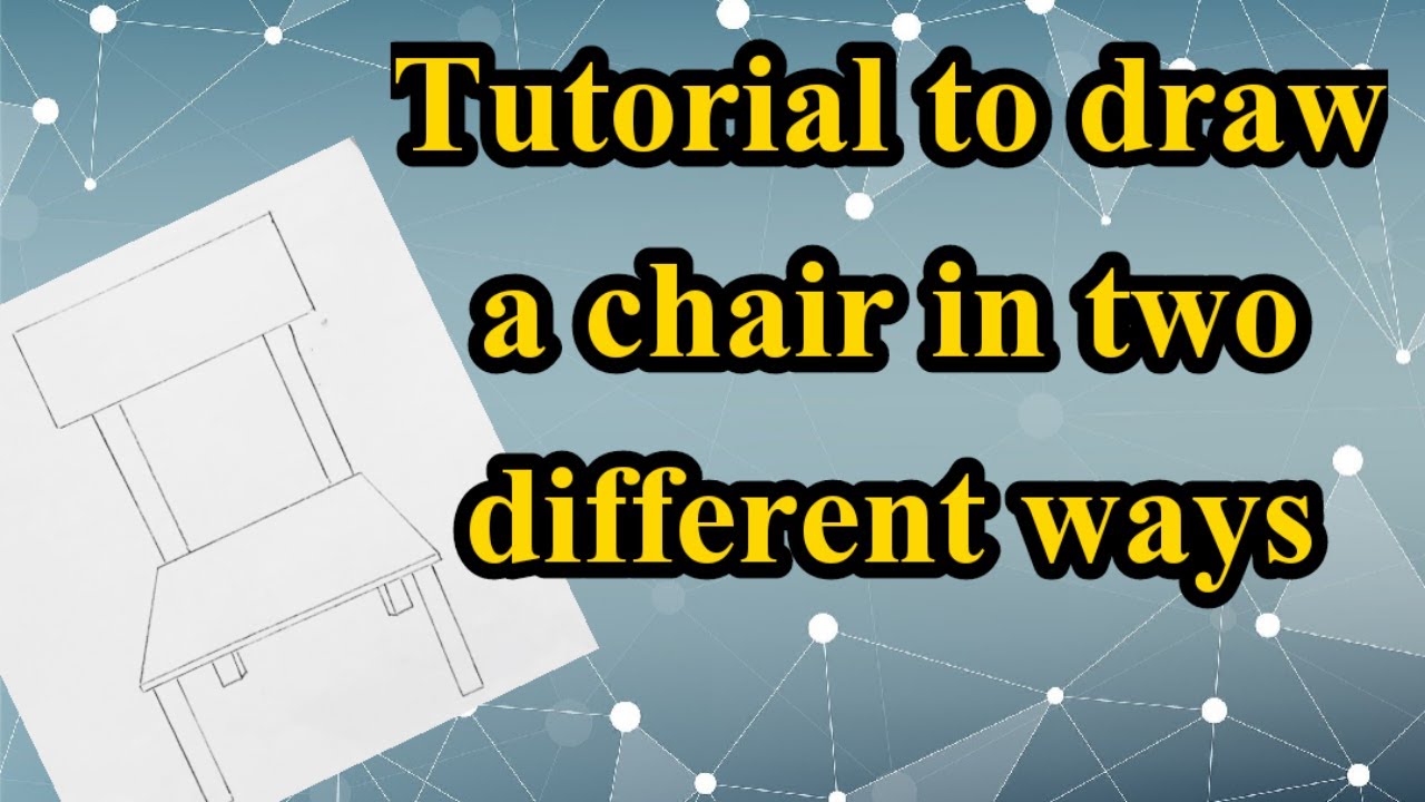 How to draw a chair in two ways| tutorial for drawing a chair # ...