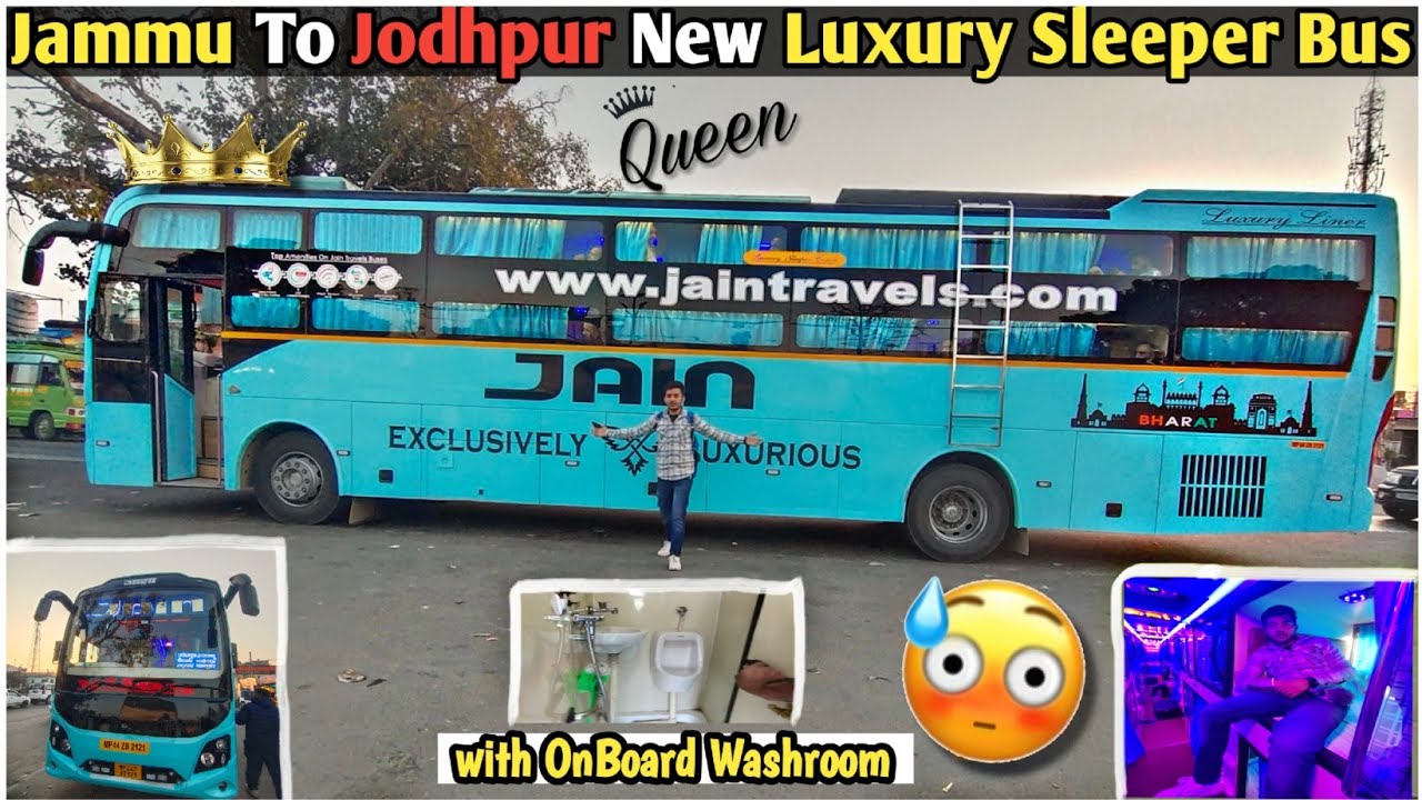 70 Lakh ki Jain Travels Brand New Sleeper Bus with Washroom 🔥 Jodhpur ...