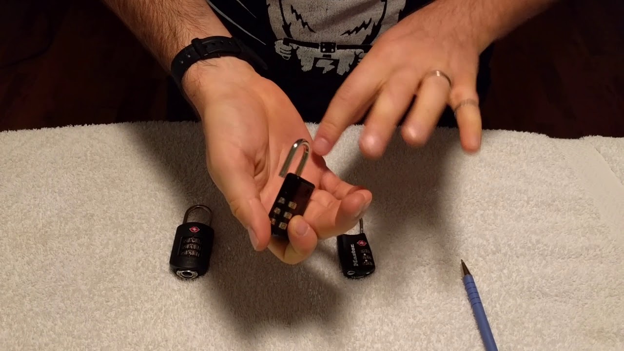 Combination Lock - Three Combination Reset Methods - YouTube