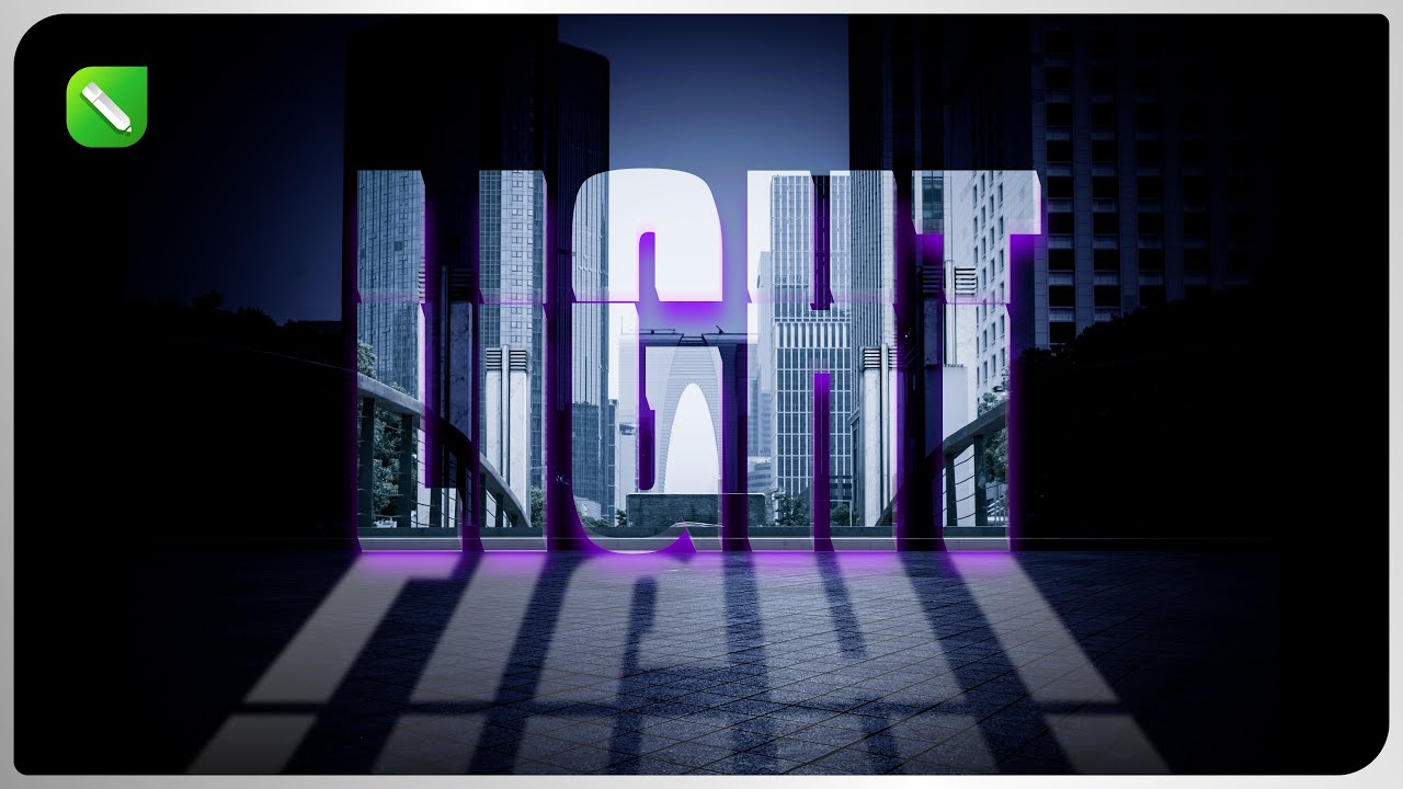 Text Light Effect in CorelDraw - 3D Text Lighting Effect - YouTube