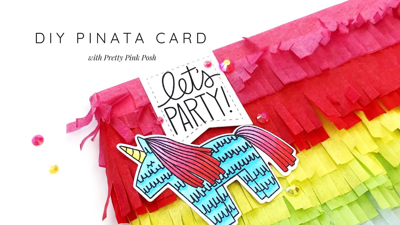 DIY Pinata Card - YouTube