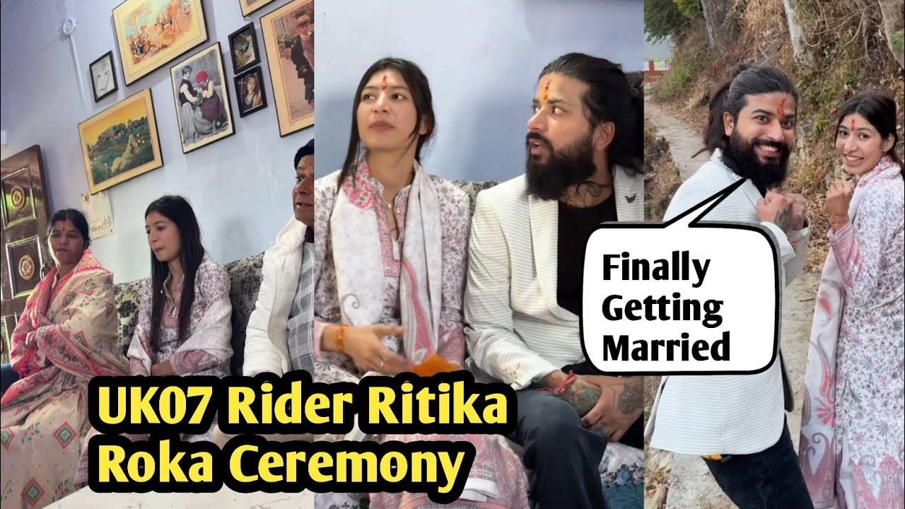 Finally Uk07 rider Getting Married With Girlfriend Ritika - YouTube