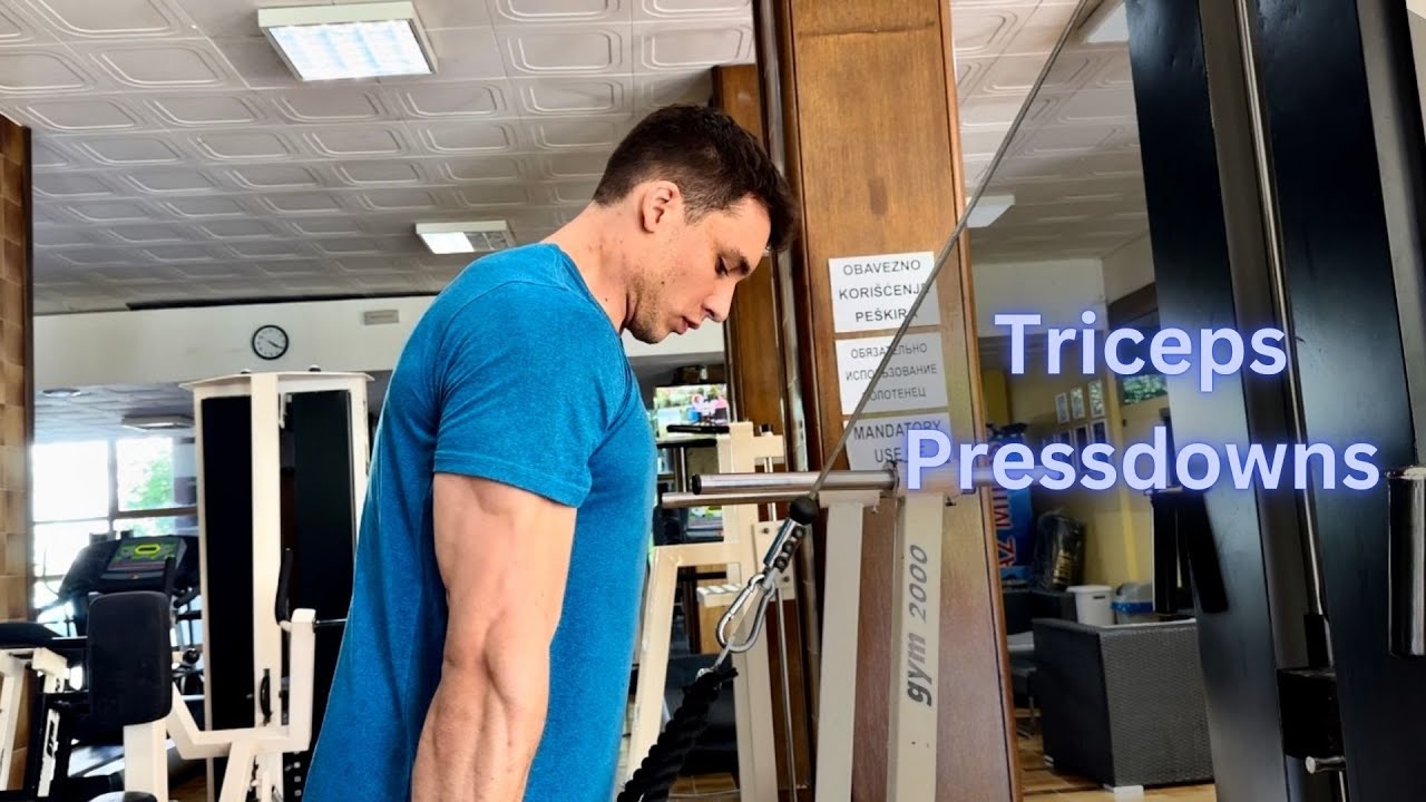 Triceps Pressdown Technique For Massive Arms - YouTube