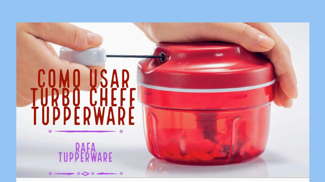 Como usar o turbo cheff Tupperware - YouTube