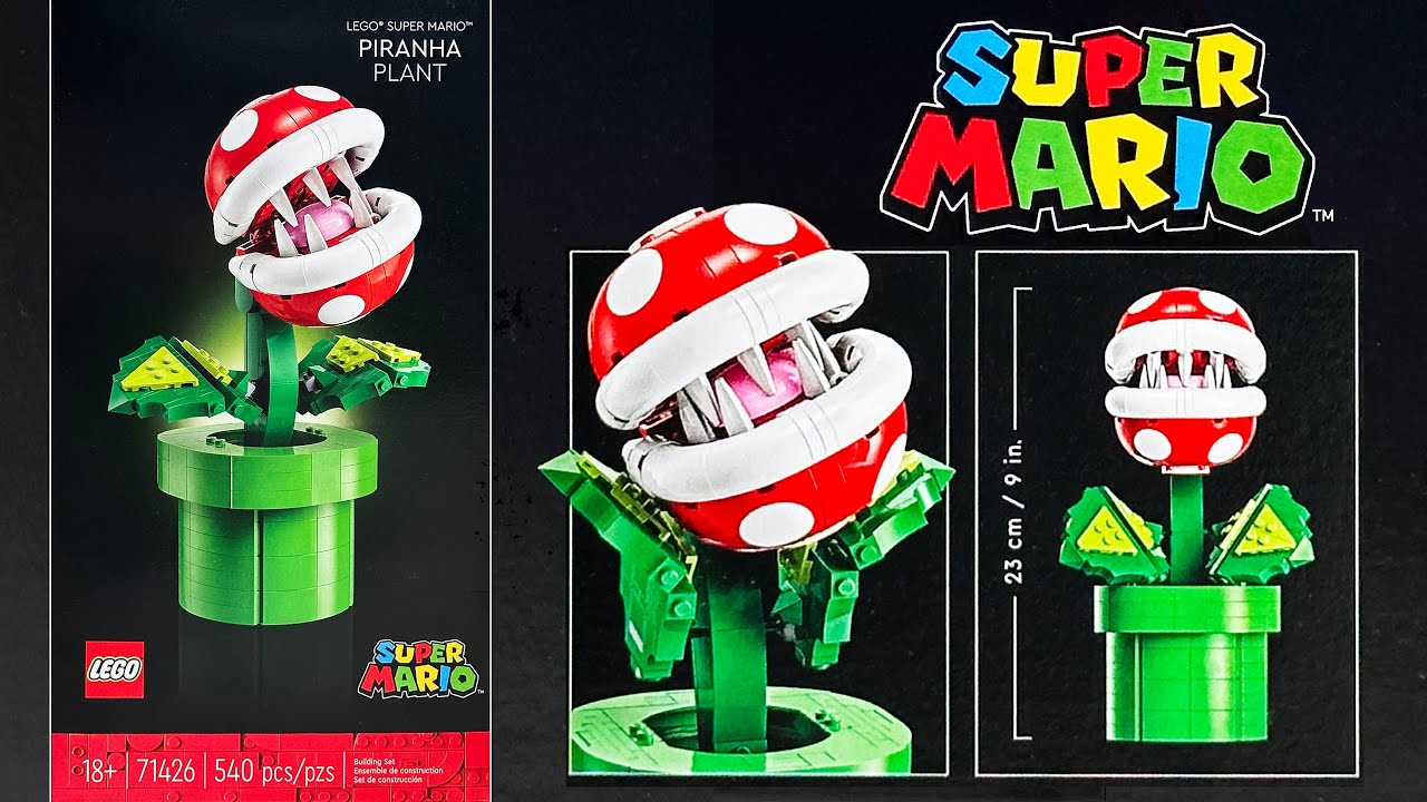 LEGO Super Mario Piranha Plant 71426 | BUILD - YouTube
