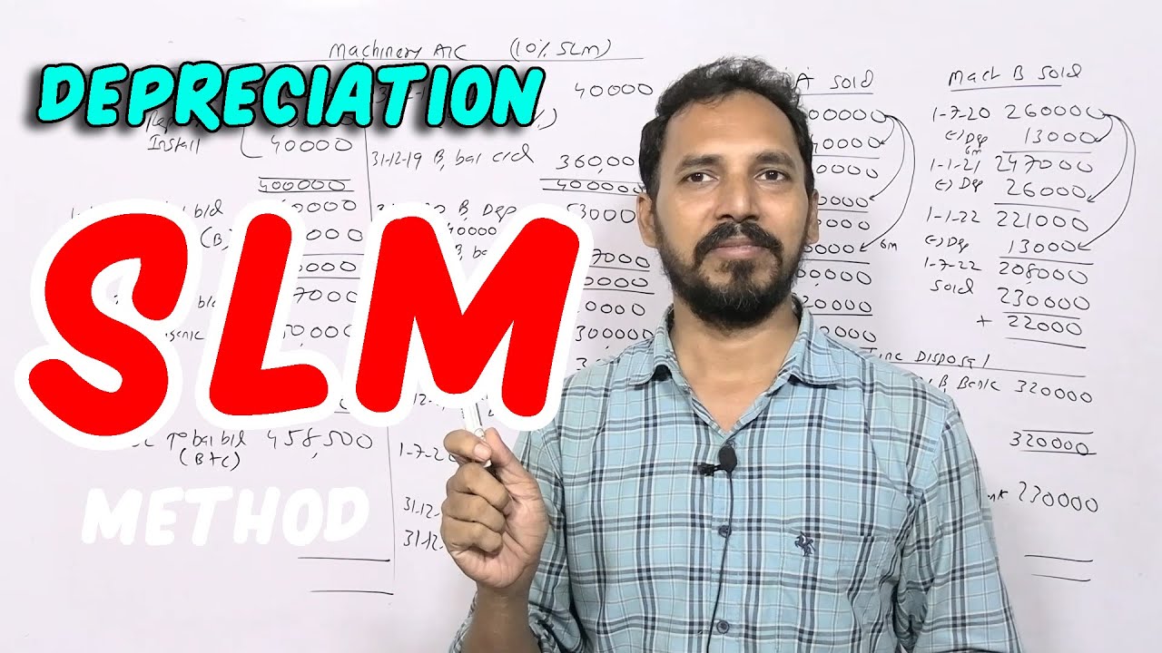 Depreciation by SLM Method (Q9 From CA Foundation SM) - YouTube