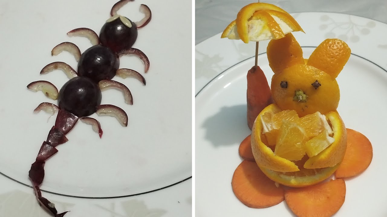 How To Make Bear from Orange | Fruit Carving and Cutting | Fruit ...