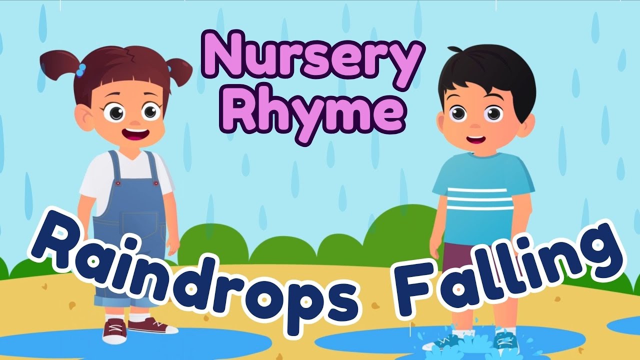 Raindrops Falling | Fun Kids Song | Nursery Rhyme for Children - YouTube