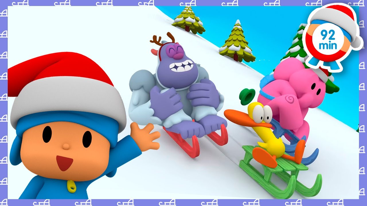 POCOYO ENGLISH 🎄 White Christmas with Yanko ️ [92 min] Full Episodes ...