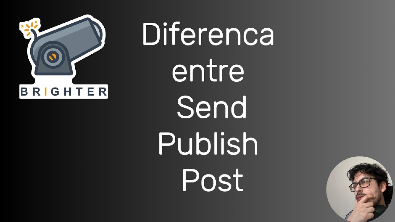 Brighter - Diferença entre o Send x Publish x Post - YouTube