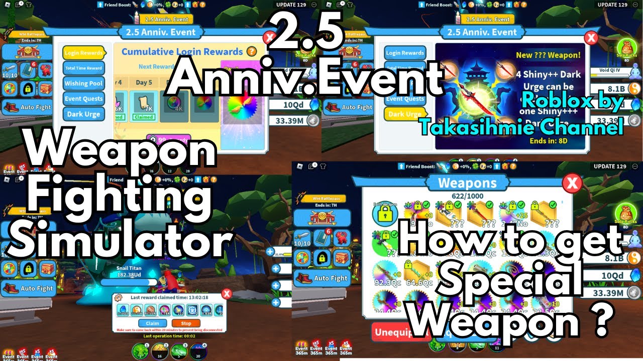 How to get new Weapon Special in 2 5 Anniv Event Special Weapons in ...