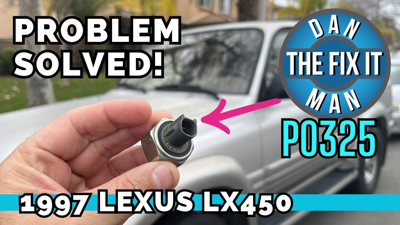 1997 Lexus LX450 / Toyota Land Cruiser FZJ80 1FZFE P0325 Knock Sensor ...