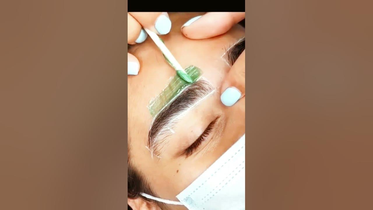 eyebrow shaping with waxing Mili tutorials eyebrow threadin - YouTube