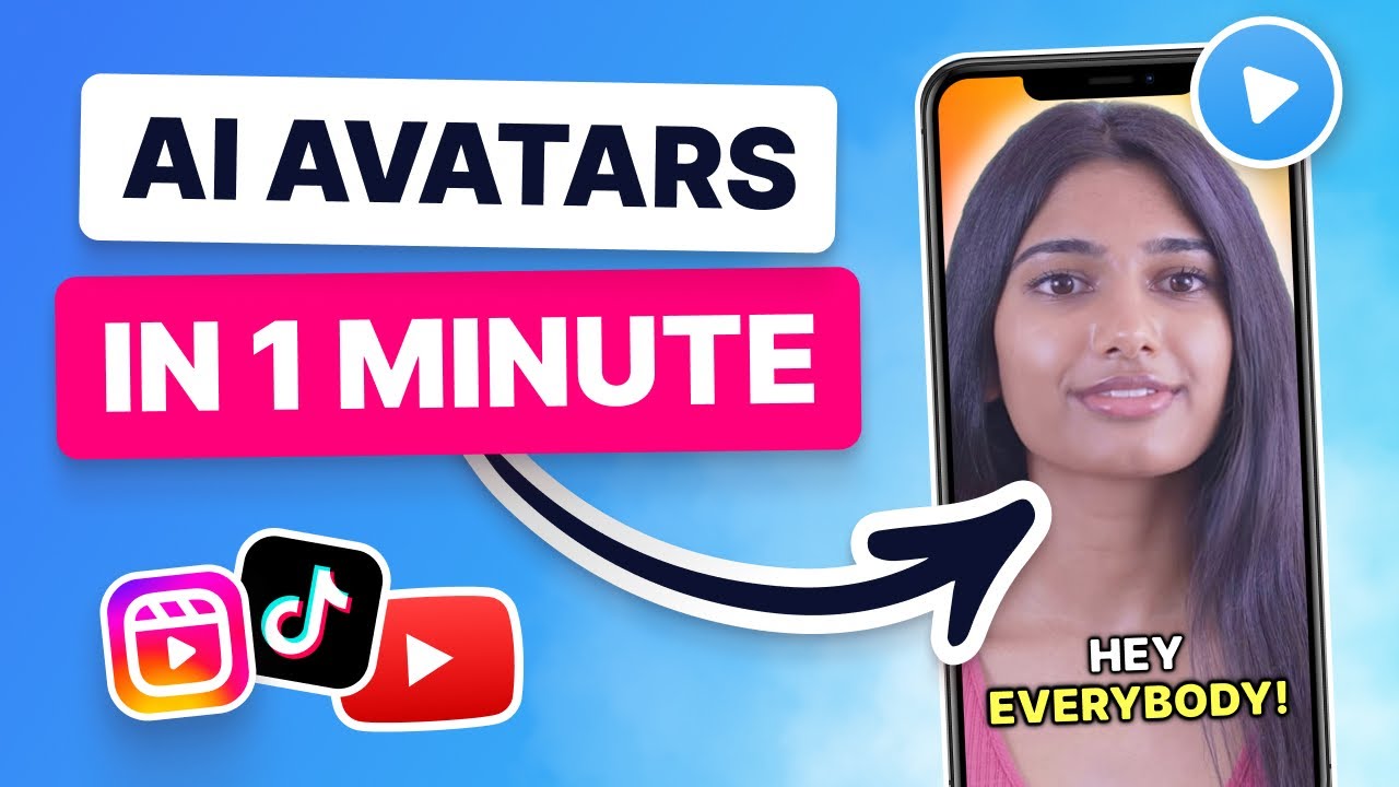 How to Create an AI Avatar Video in 1 Minute! 🚀 - YouTube