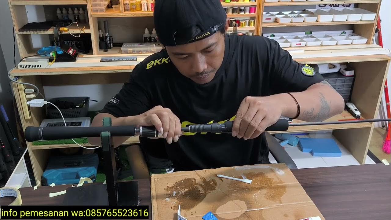 MEMBUAT JORAN UNTUK JIGGING DAN BISA UNTUK GALATAMA JUGA⁉️joran super premium blank... - YouTube