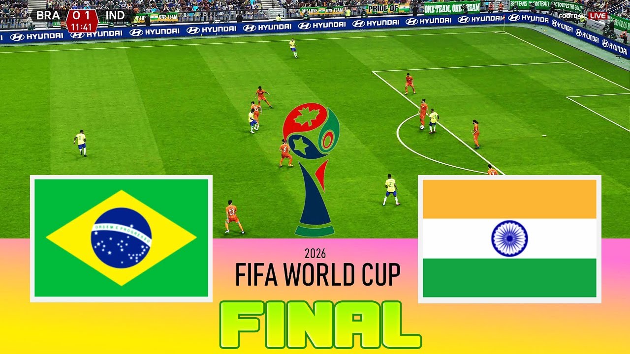 BRAZIL vs INDIA - Final FIFA World Cup 2026 | Full Match All Goals ...