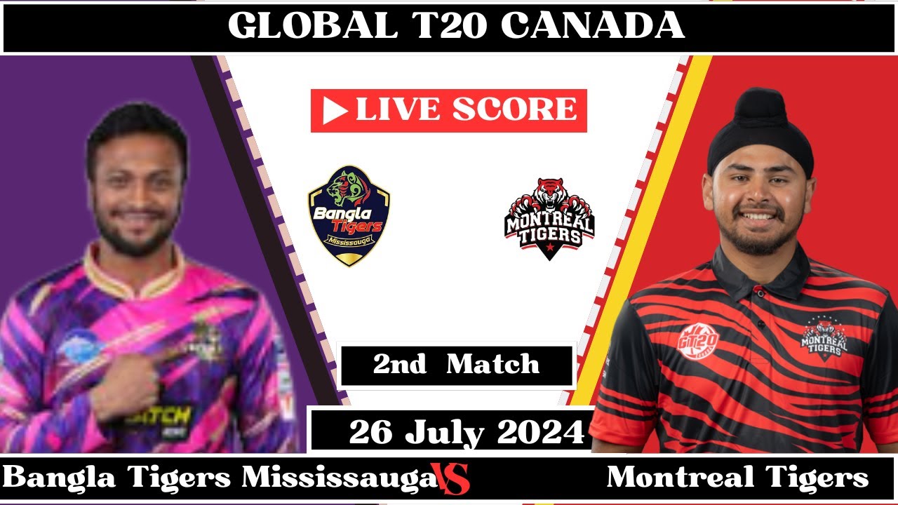 Bangla Tigers Mississauga vs Montreal Tigers |2nd Match-BTM vs MT Live ...