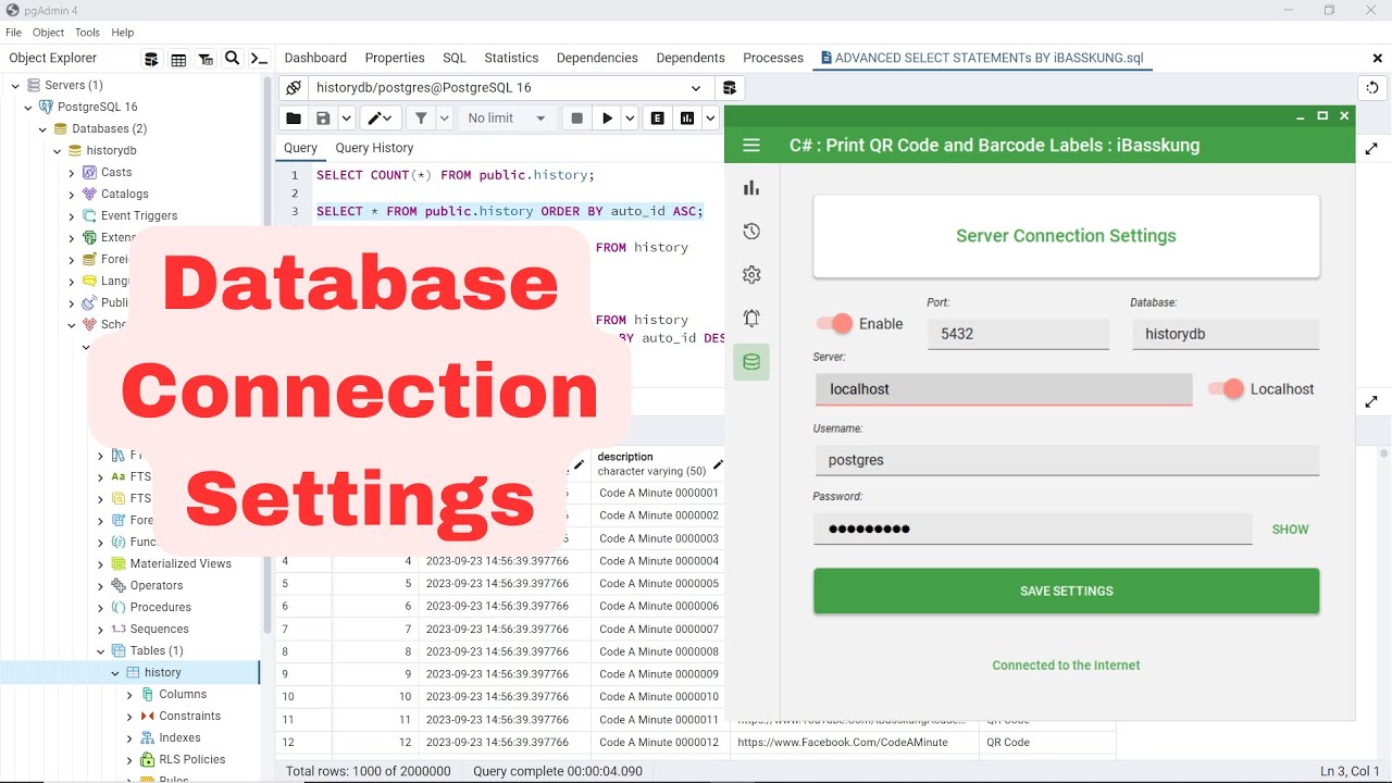 C Postgresql Online Server Database Connection Settings Page 0302