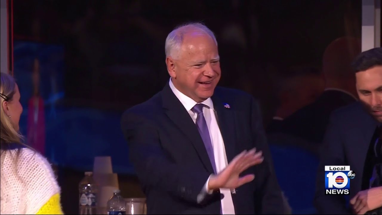 VP pick Tim Walz set to take state at DNC in Chicago - YouTube