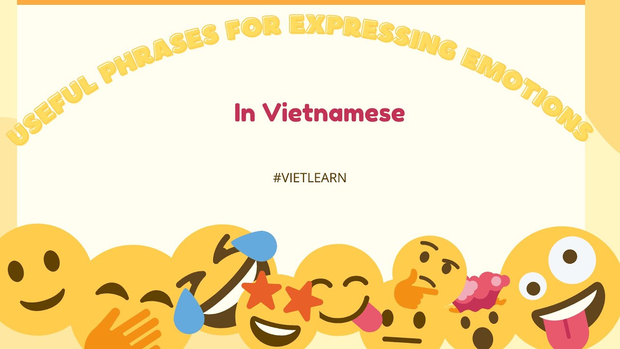 Vietnamese Guide:Essential Phrases for Feelings and Emotions - YouTube
