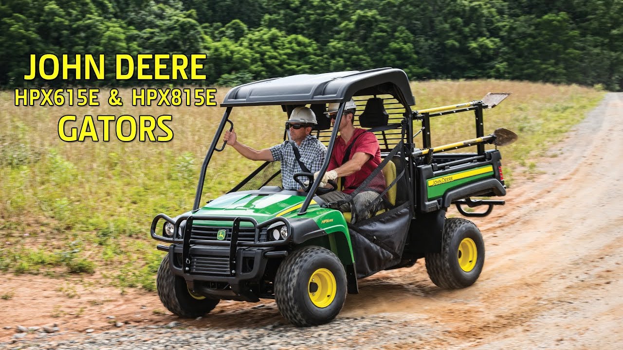 John Deere HPX615E and HPX815E Gators - Cargo Box - YouTube