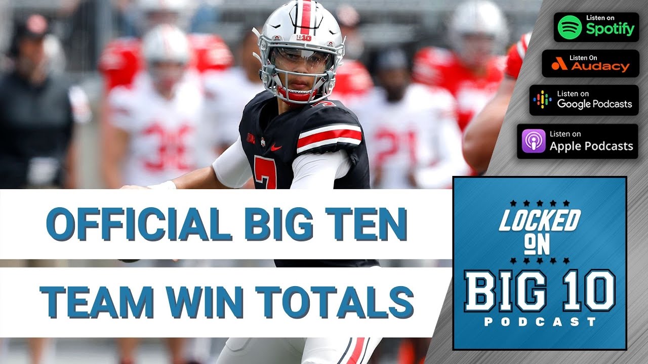 OFFICIAL Big Ten Team Win Totals - YouTube