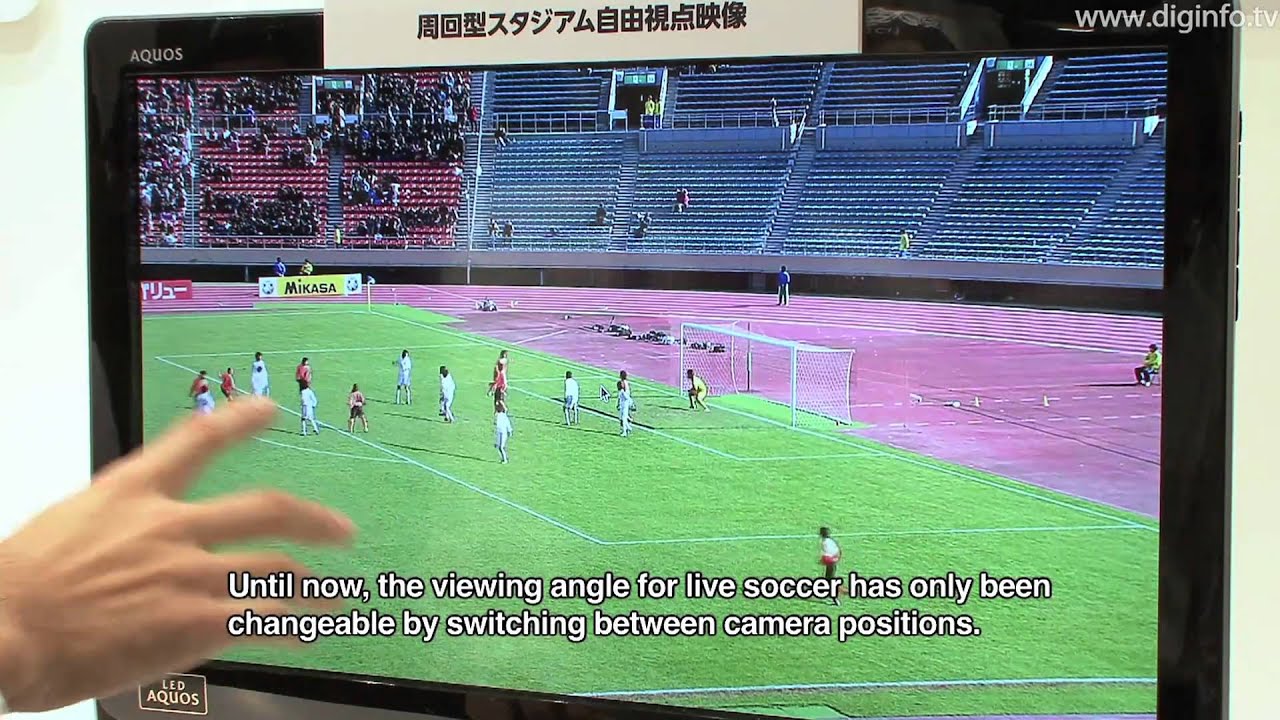 3D Free Viewpoint Video in a Sports Stadium : DigInfo - YouTube