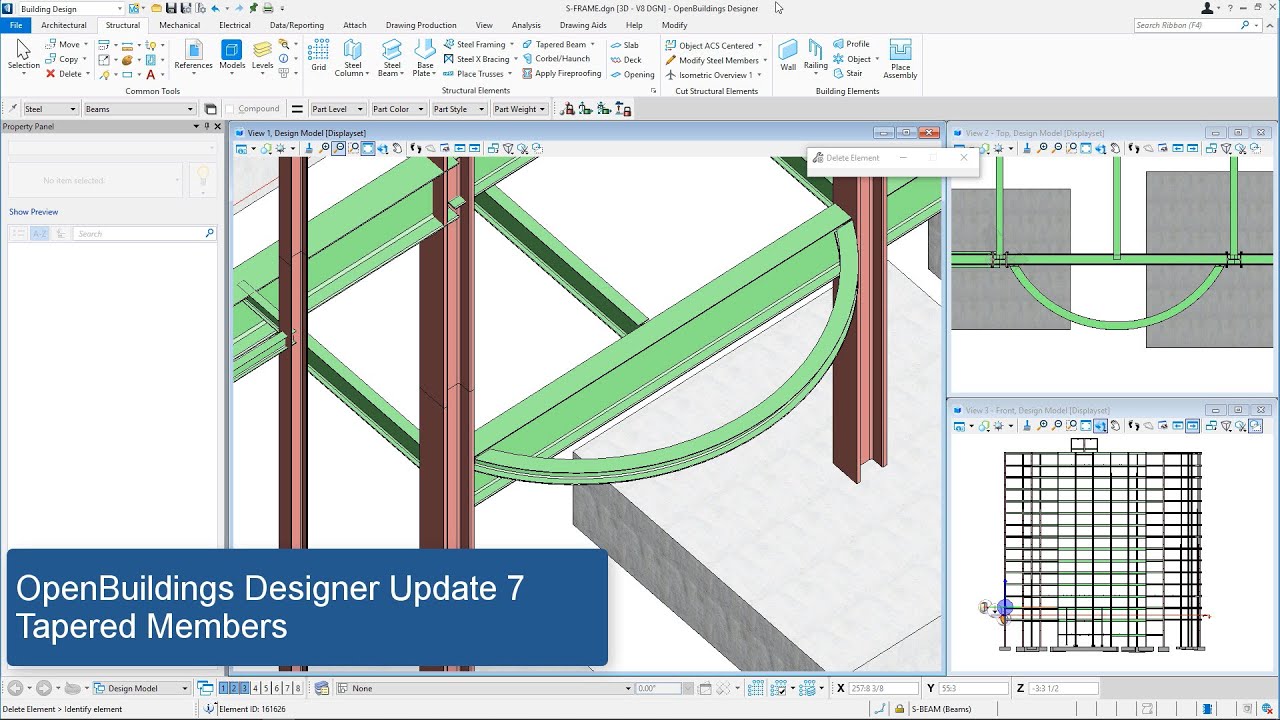 OpenBuildings CONNECT Edition Update 7 | Tapered Shapes - YouTube