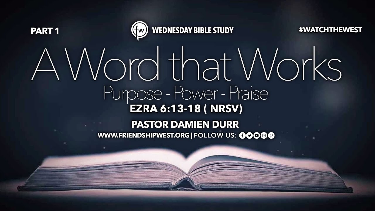 A WORD THAT WORKS Pt. 1 | Bible Study | Rev. Damien Durr - YouTube