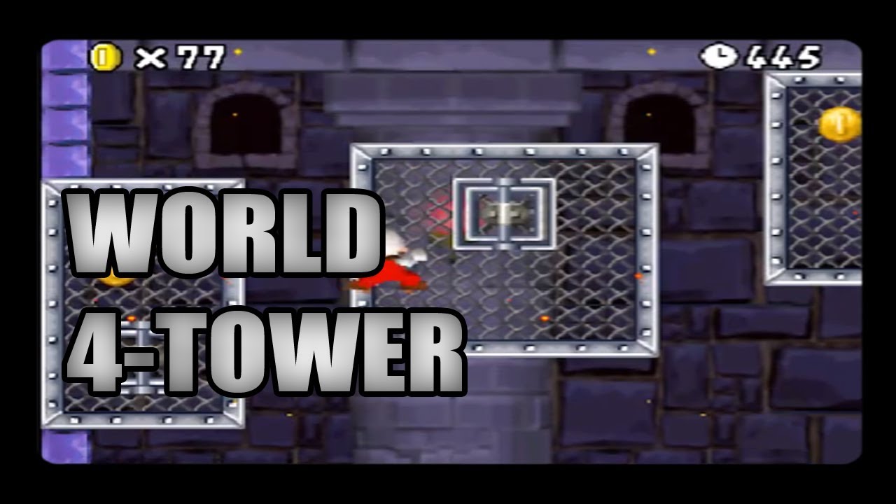 New Super Mario Bros DS World 4-Tower - YouTube