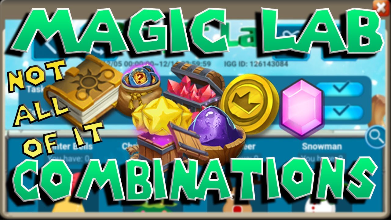 NEW MAGIC LAB CODES | FREE RESOURCES | CASTLE CLASH - YouTube