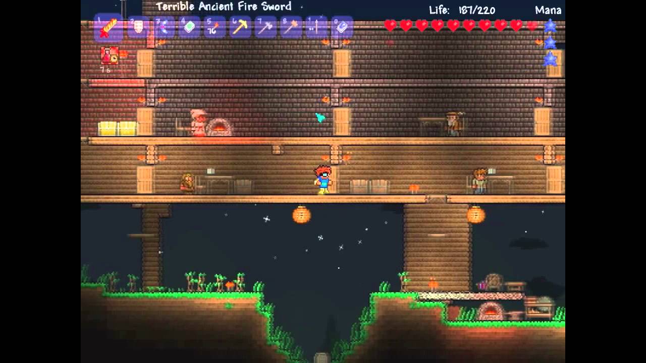 Terraria Omnir - 12 - Eye of Cthulhu - YouTube