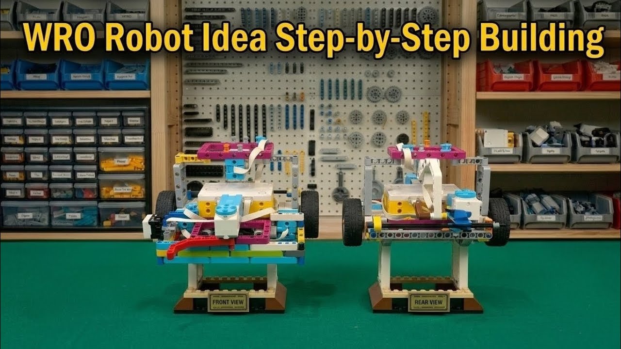 WRO Robot Idea: Step-by-Step Building Tutorial #legotechnic #lego #wro ...