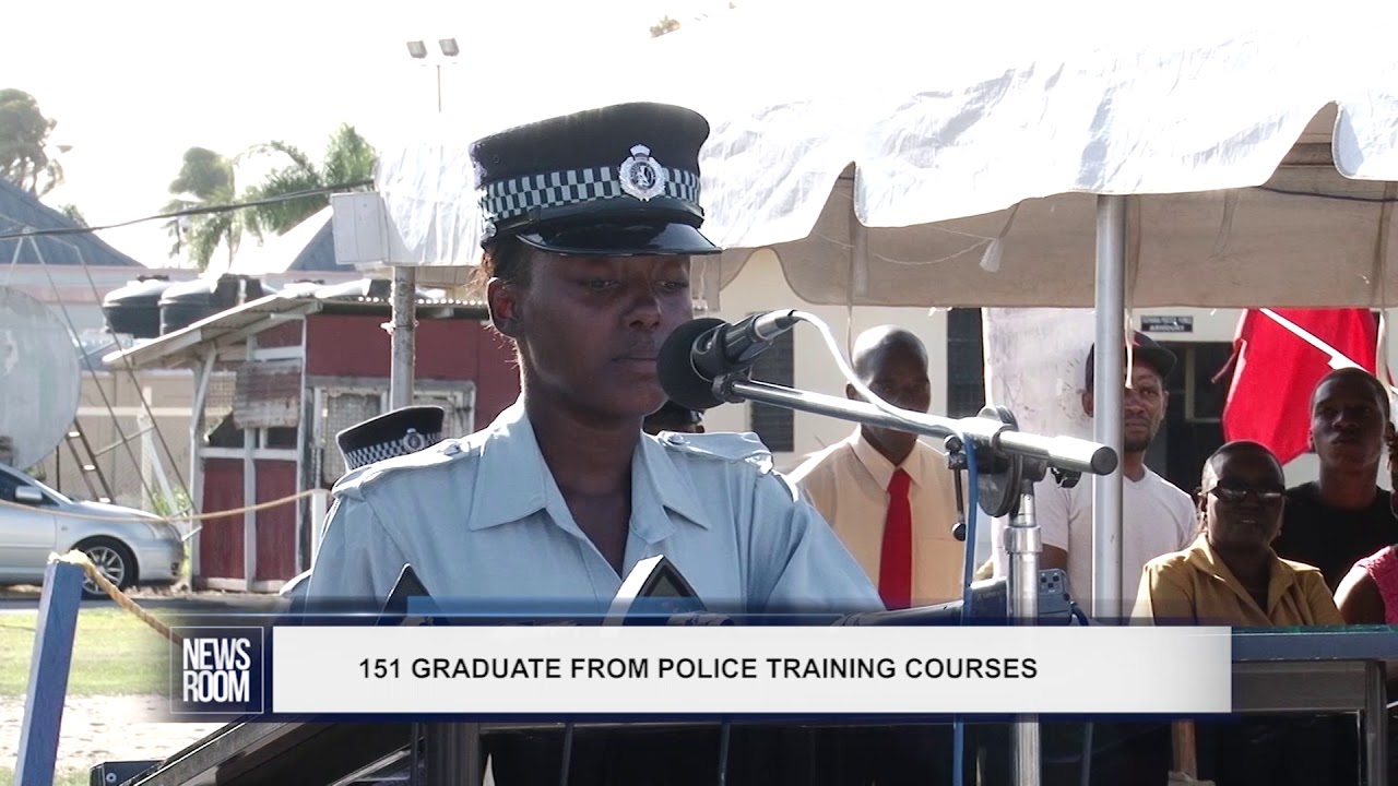 151 GRADUATE FROM POLICE TRAINING COURSES - YouTube