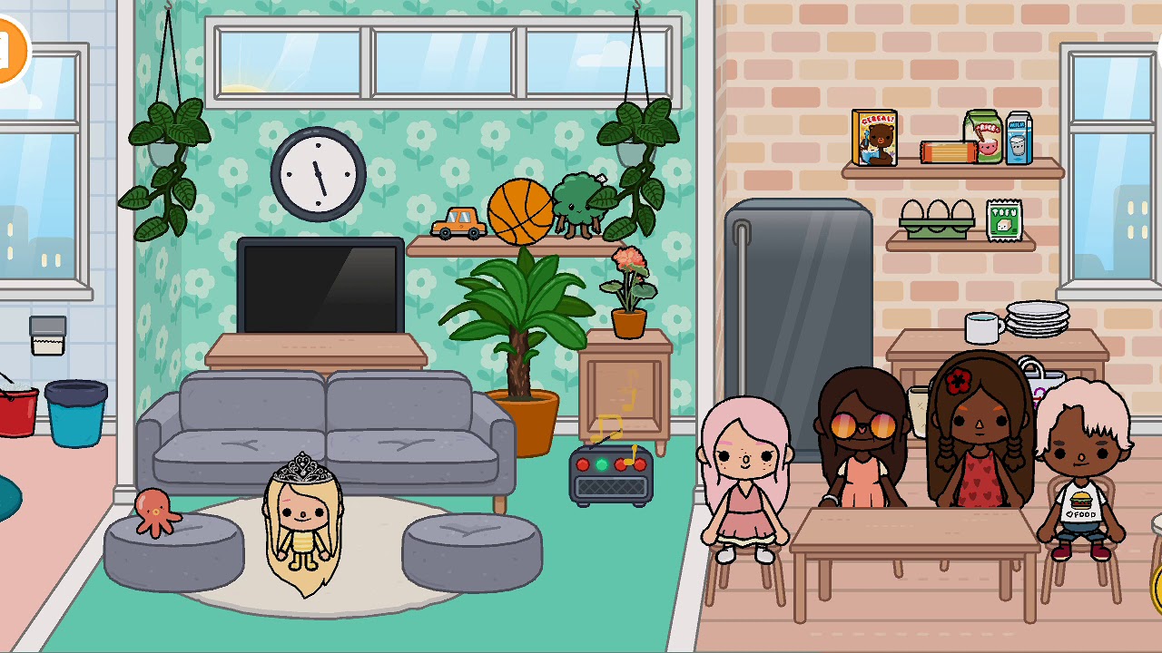 Тока бока игра сериал 2 моя большая семья ужасная ночь 😎😎😈😈 - YouTube