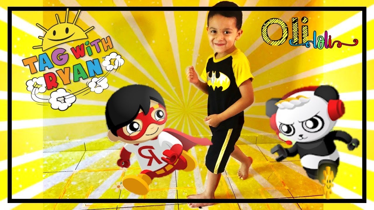 Jugando TAG WITH RYAN atrapamos a GUS!! - YouTube