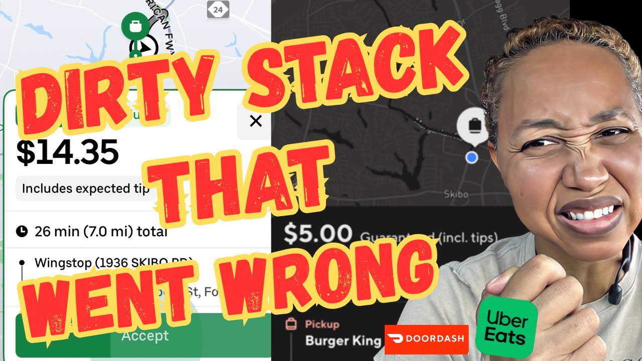 Uber Eats & DoorDash Dirty Stack Went Wrong - YouTube