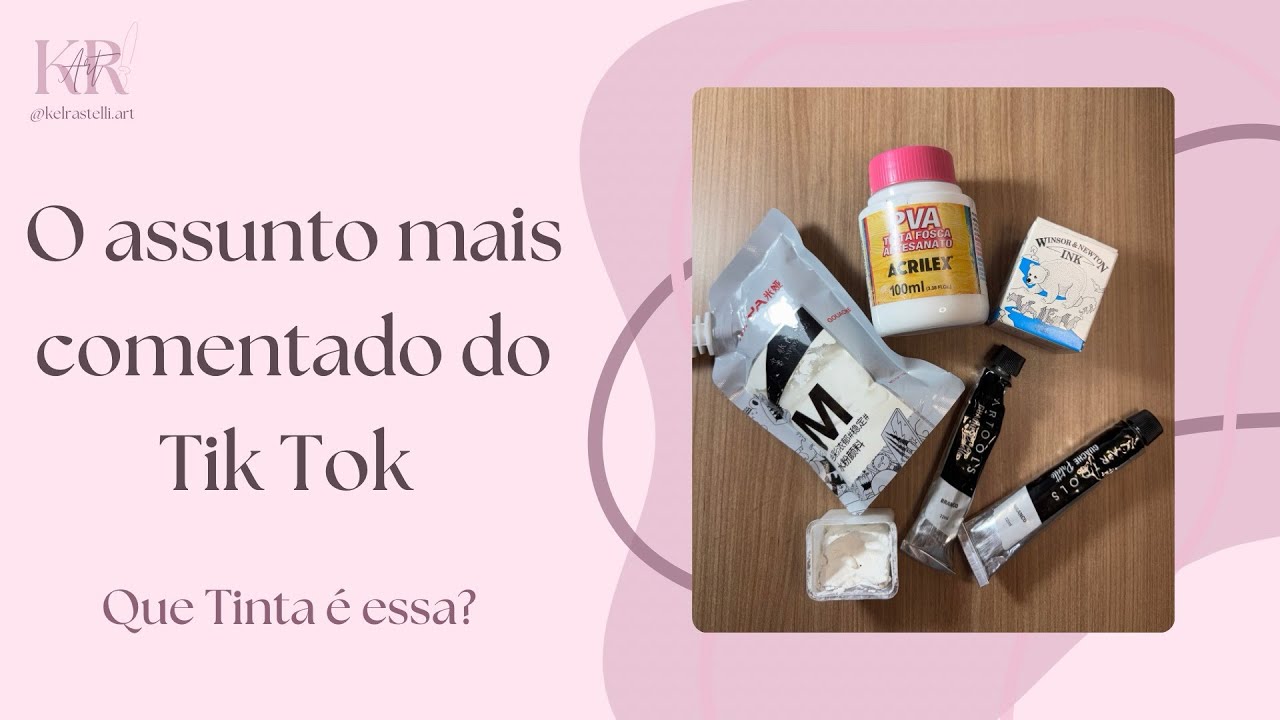 O assunto mais comentado do Tik Tok: que tinta é essa? Vem apagar ...