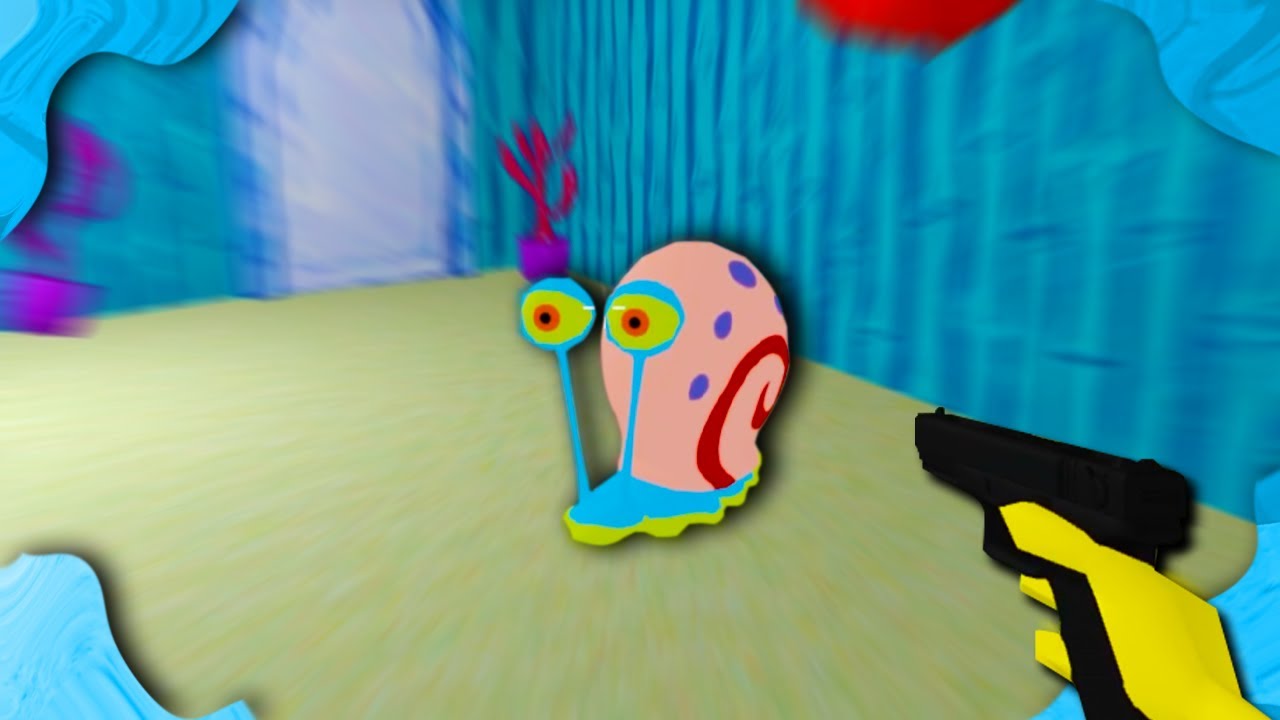 Spongebob but he has a gun - YouTube