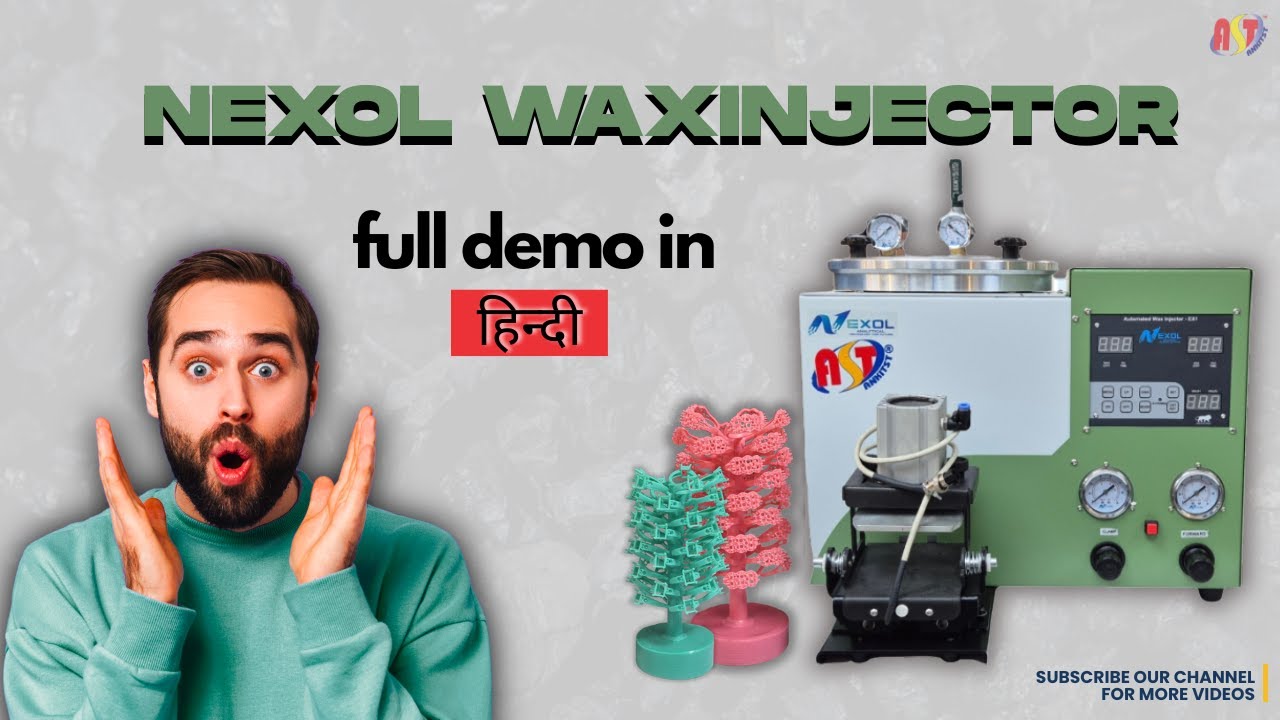 Nexol Wax Injector | Demo Video | Ankitst Jewel Tools Pvt. Ltd. - YouTube