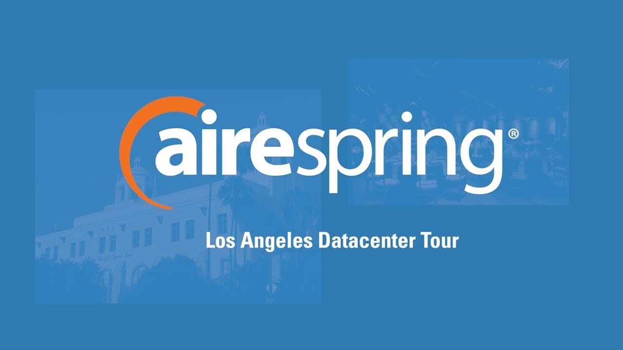 AireSpring Los Angeles Datacenter Tour - YouTube