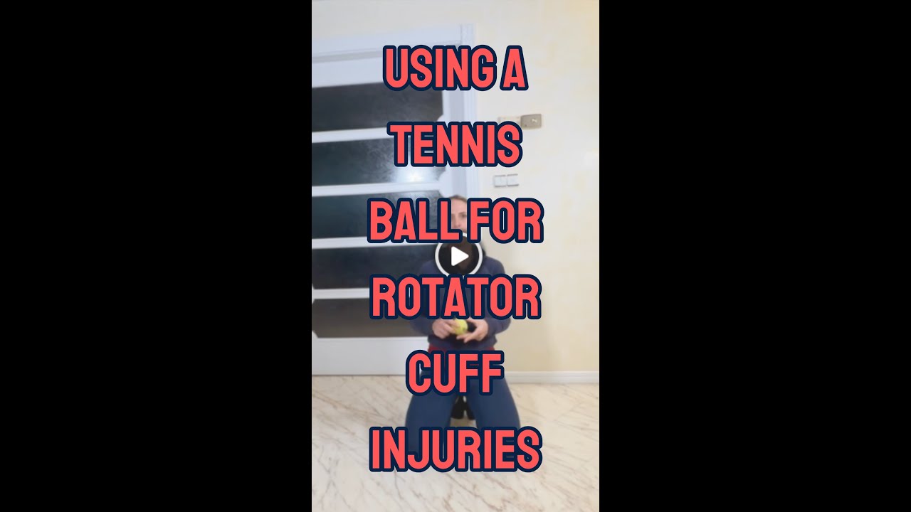 Shoulder Rehab - Pain relieve: Using a Tennis Ball for Rotator Cuff ...