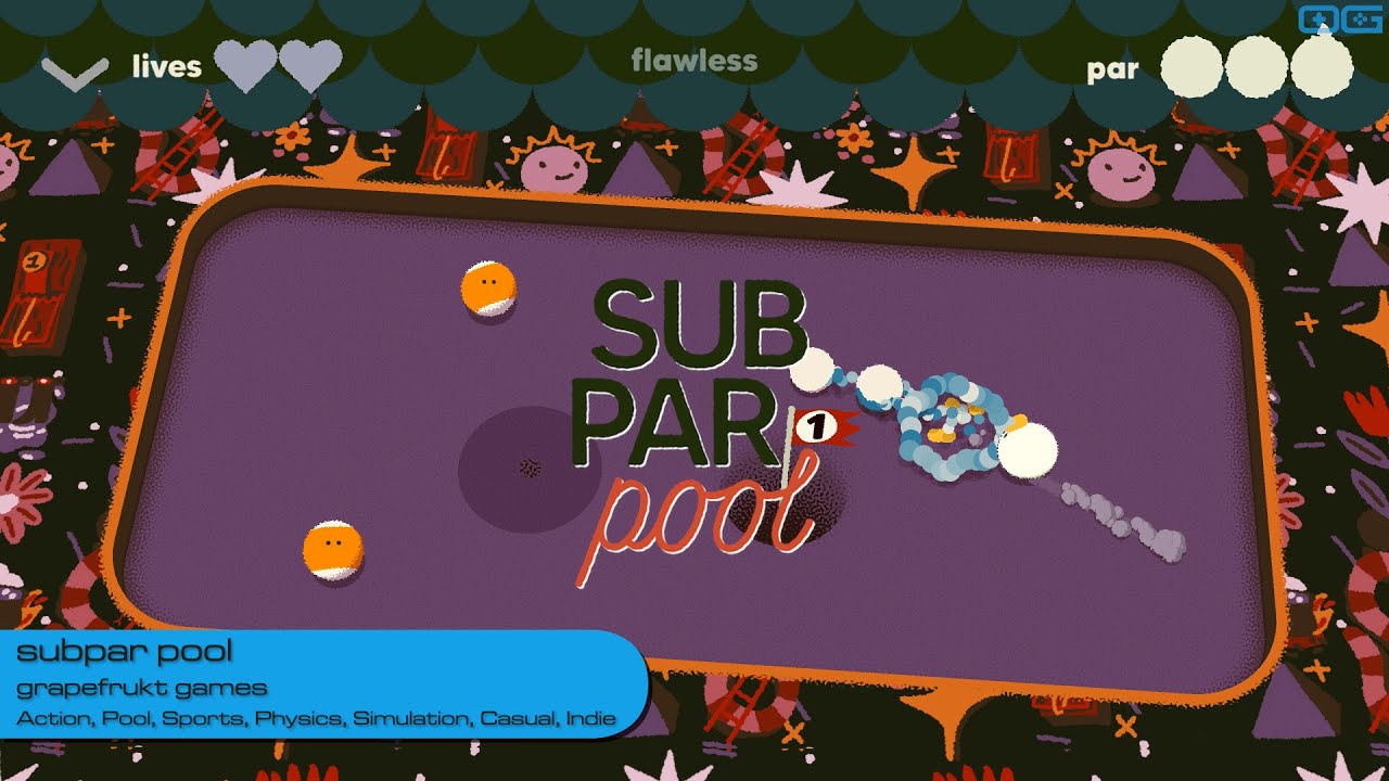 subpar pool: A Mesmerizing Mashup of Golf and Pool! (Gameplay) - YouTube