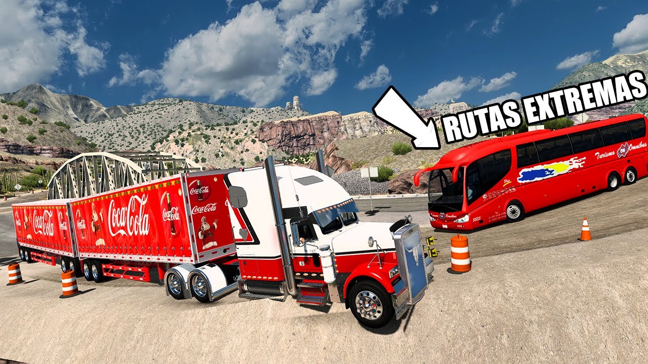 DOBLE Trailer TUNING de Coca-Cola Freightliner XL Mexico American Truck ...