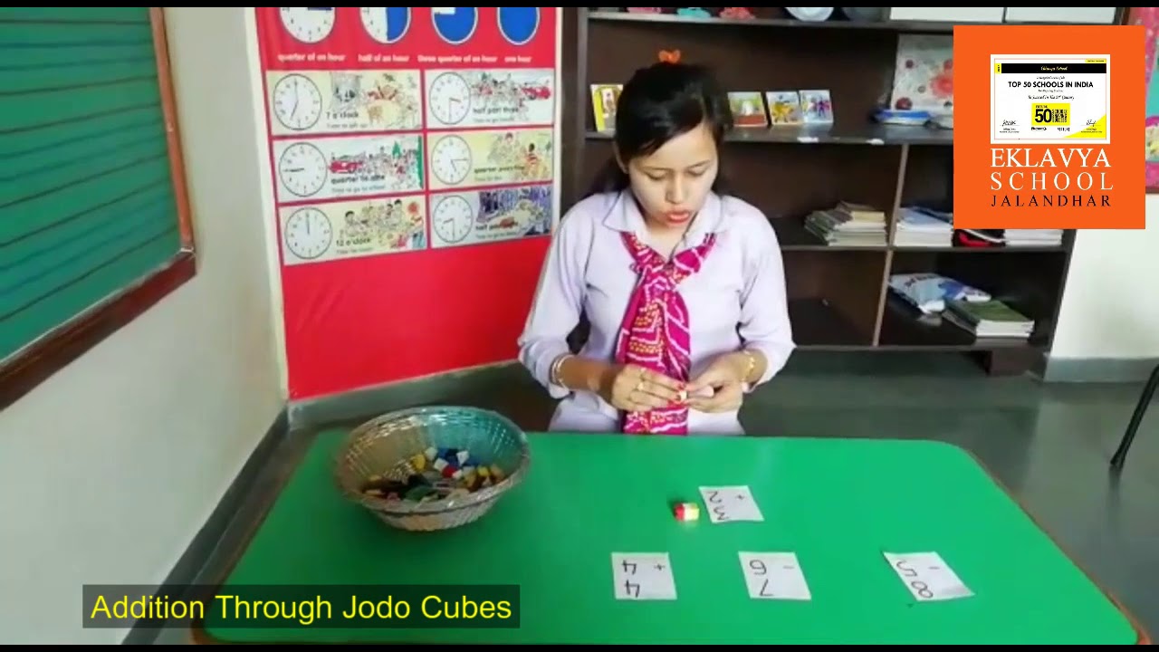 Eklavya School- Math Jodo Cubes - YouTube